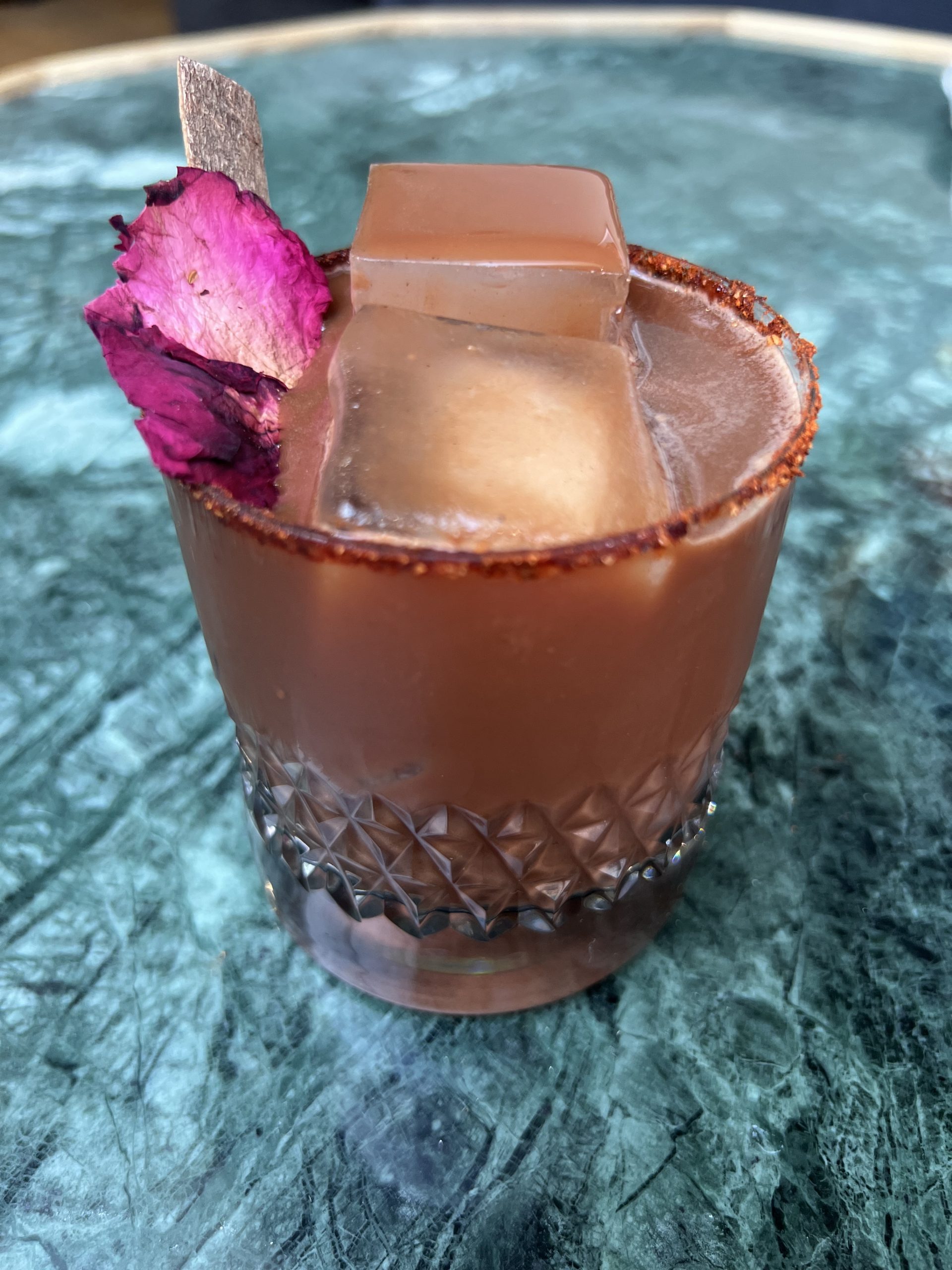 'No Gin', Cacao, Rose and Cascabel Chilli - Yummies Film & TV Catering ...
